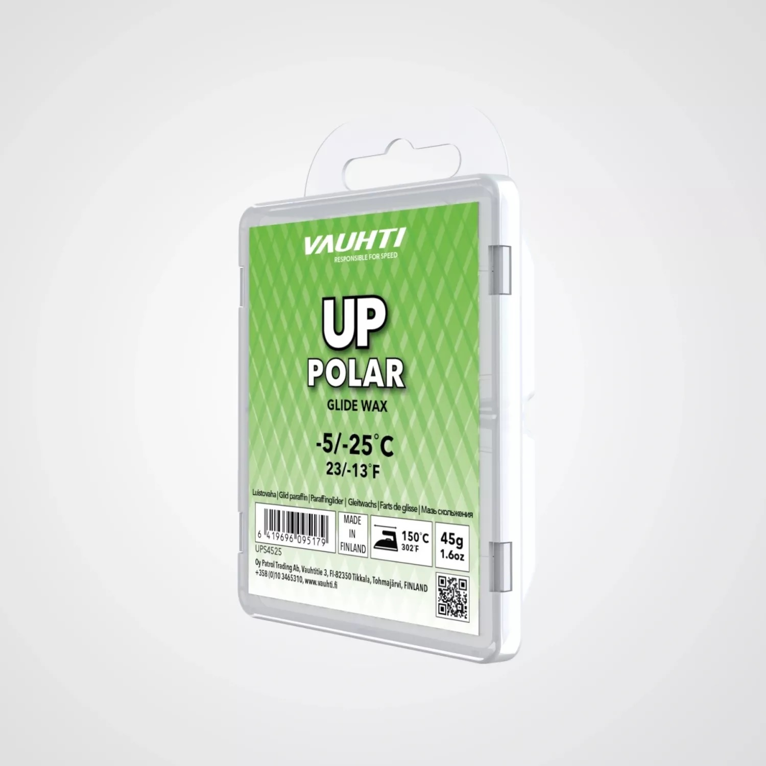VAUHTI glide wax UP Polar -5/-25 45g – Motosports