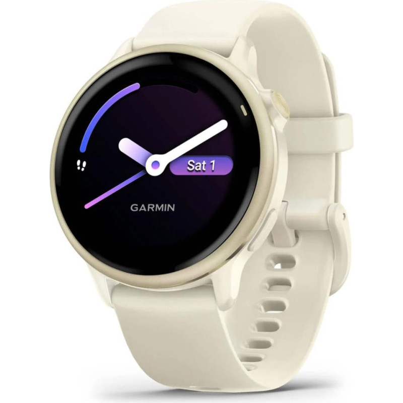 GARMIN Vivoactive 6 GPS bone lunar/gold – Motosports